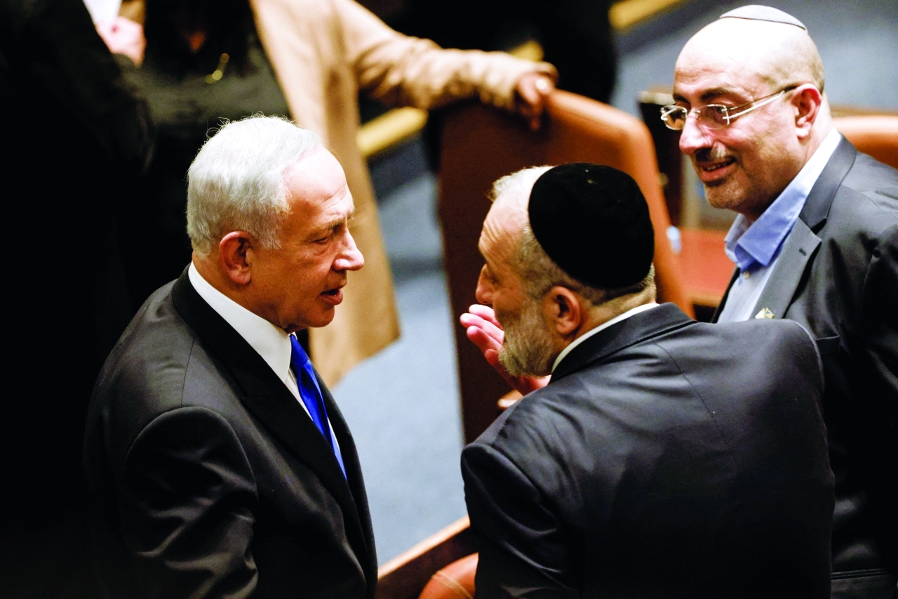 نتانياهو يحصل على ثقة «الكنيست» رئيساً للوزراء